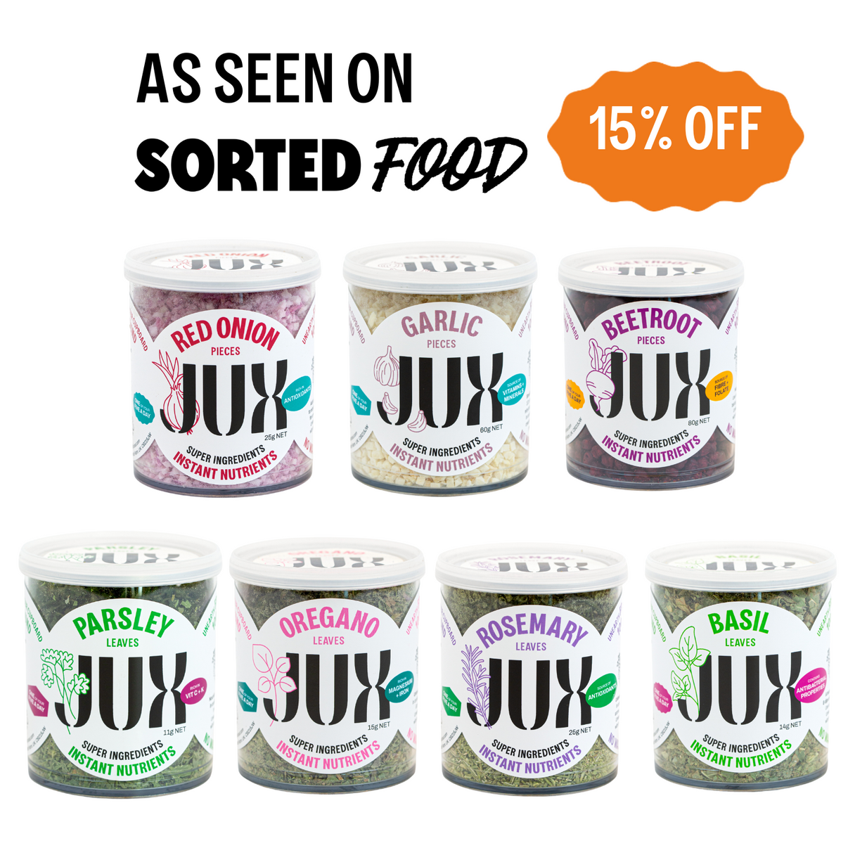 The Sorted Food Bundle – JUX Food